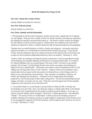 [Solved] Select 3 creative works that portray family One creative work ...