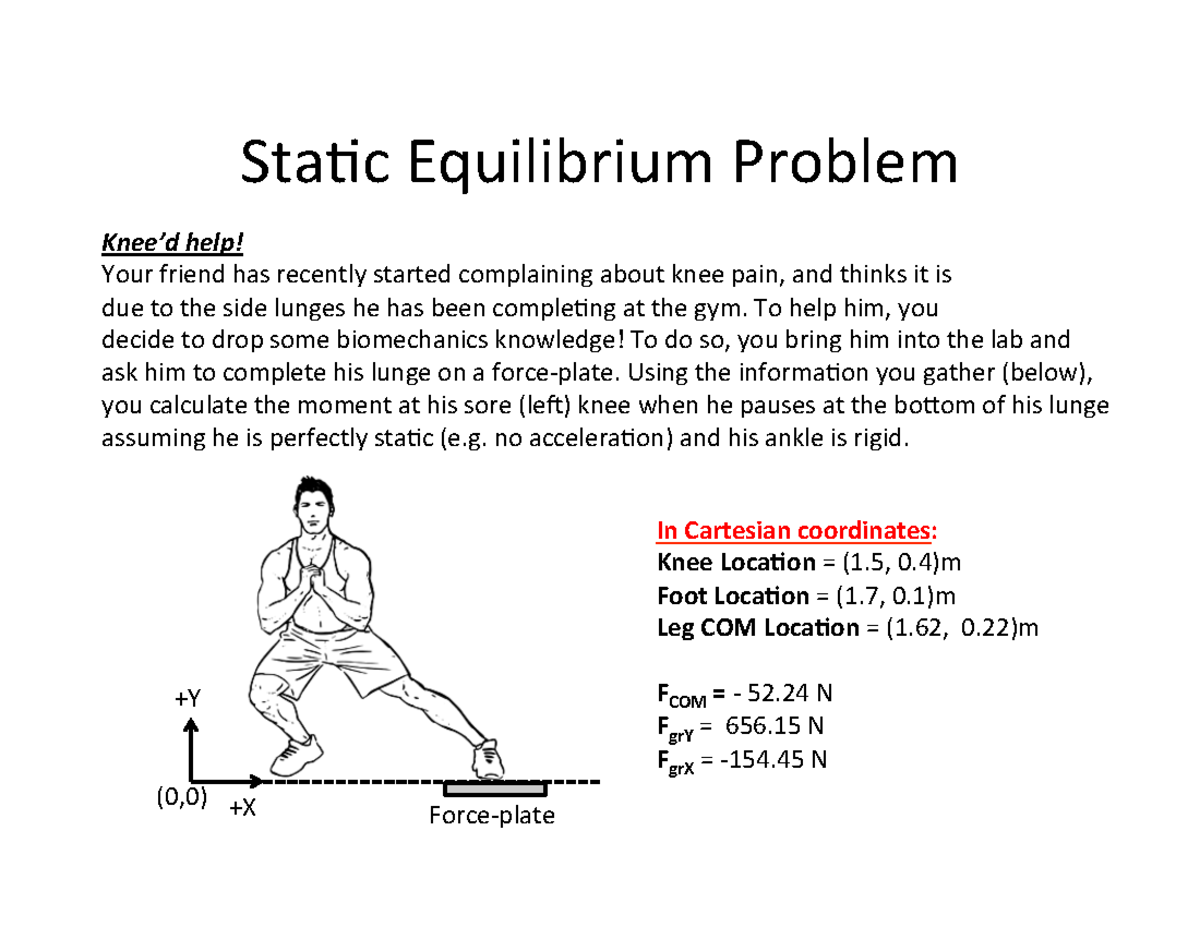 Static Equilibrium Problem The question - Sta$c Equilibrium Problem ...