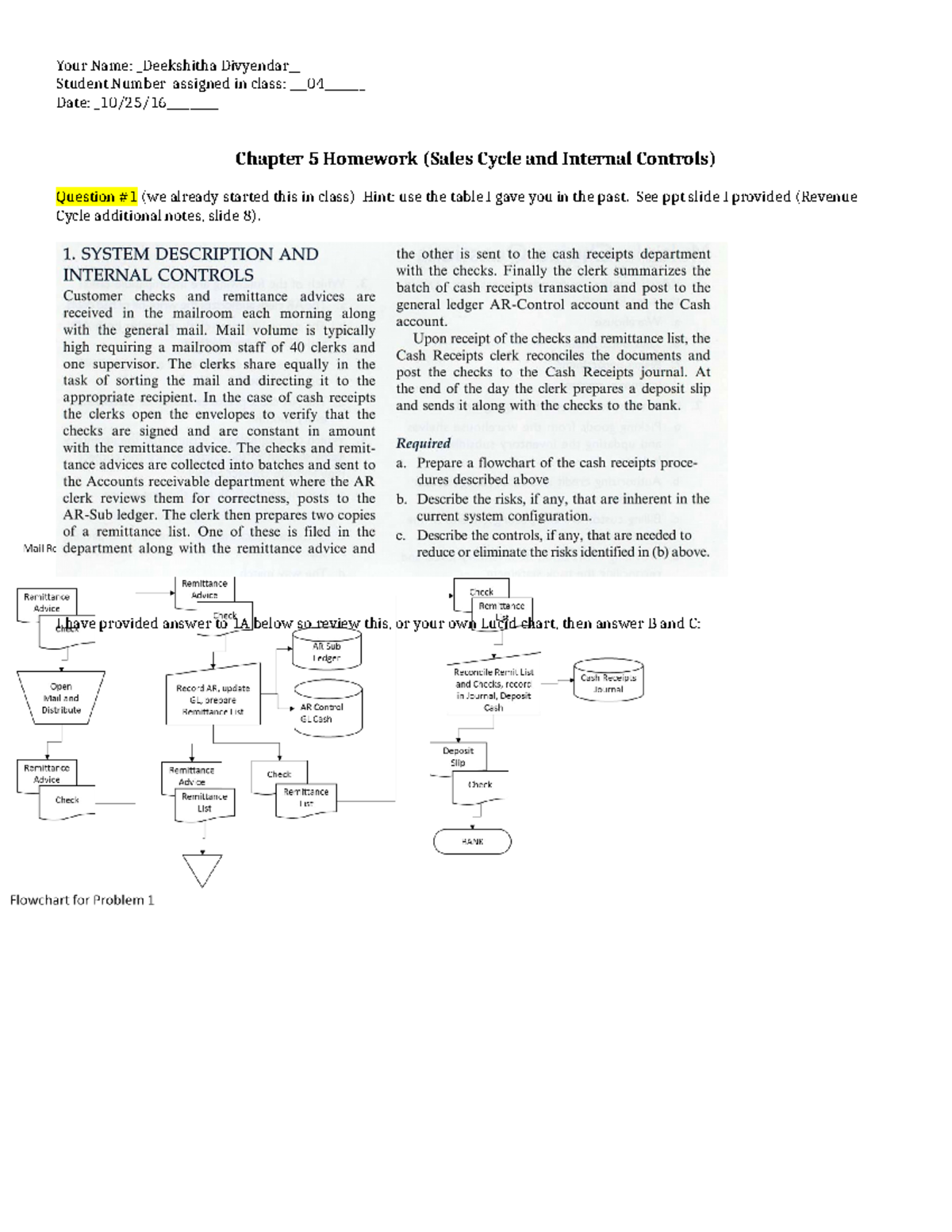 Siaaa ch4 - daaaa - Your Name: Deekshitha Divyendar_ Student Number ...
