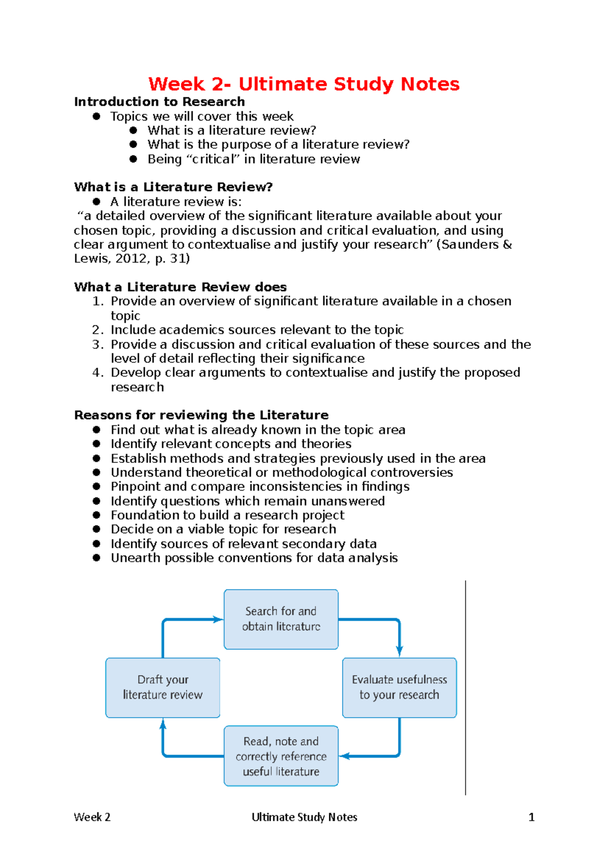 Summary - lecture 2, tutorial work 2 - 2nd lecture and workshop - Week ...