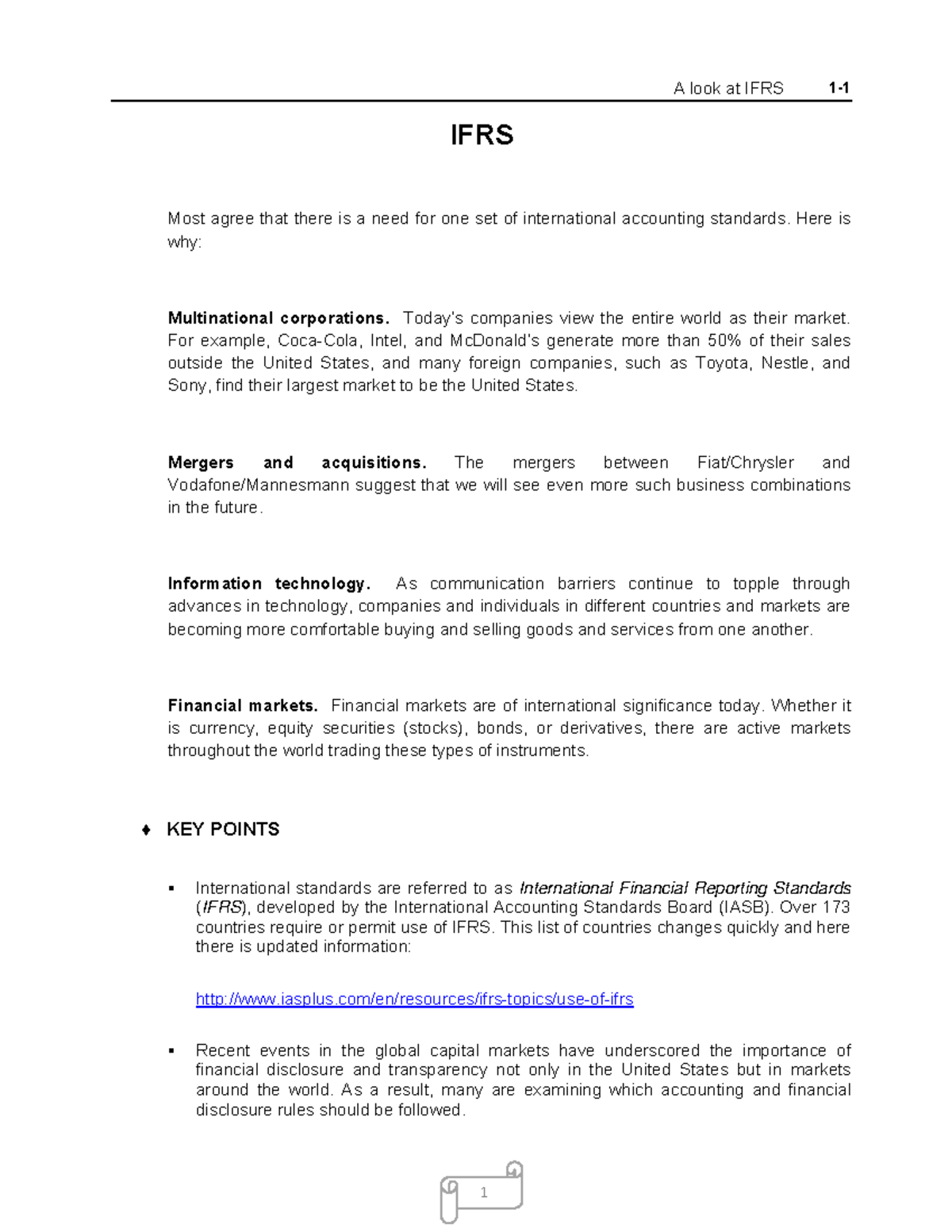 Review FAI IFRS - Notes for the exam - A look at IFRS 1- IFRS Most ...