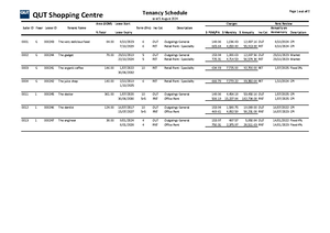 Leasing Cheat Sheet - Leasing cheat sheet. Rent: is per square meter ...