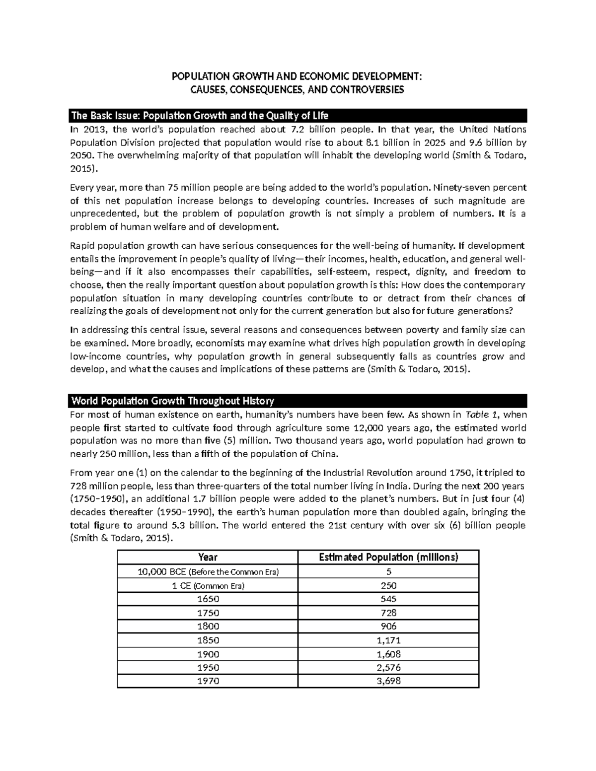 Study Notes-6-ED - Lecture notes 6 - Economic Development - Studocu