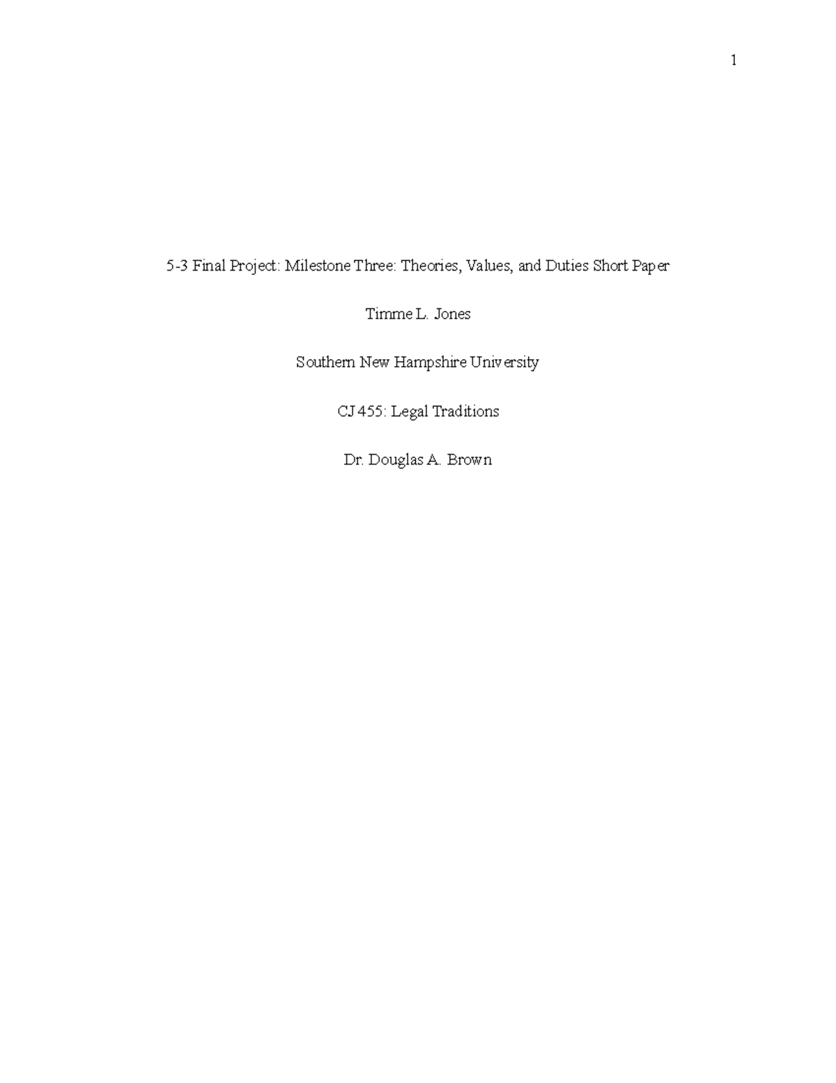 5-3 Final Project - Coursework - 1 5-3 Final Project: Milestone Three ...