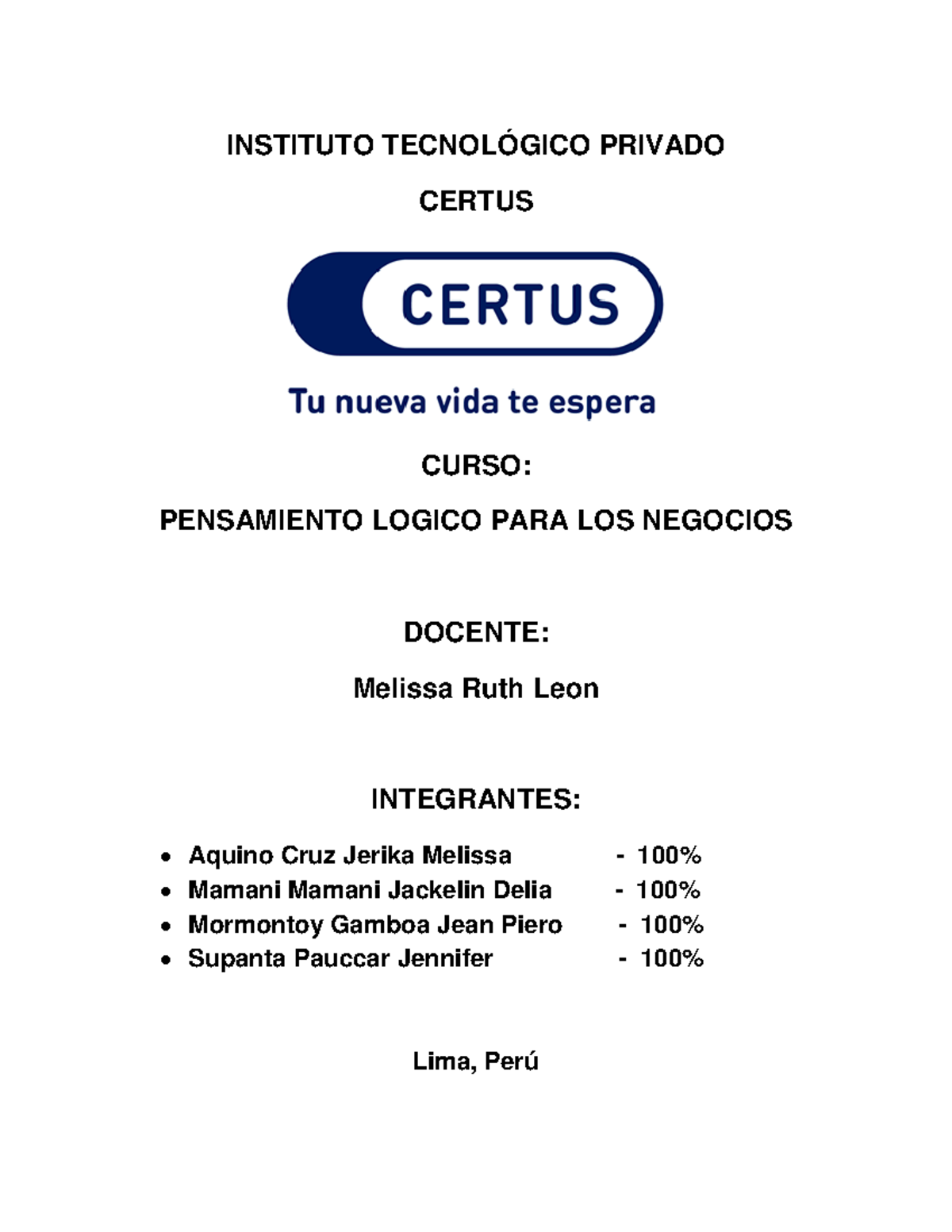 AA1 04V Aquino Mamani Mormontoy Supanta - INSTITUTO TECNOLÓGICO PRIVADO ...