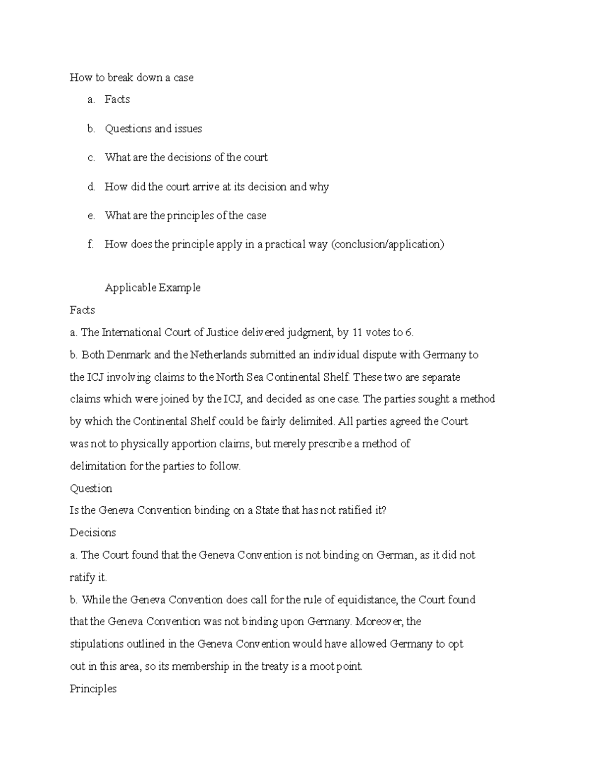 How to break down a case - Steps required for a case analysis - How to ...