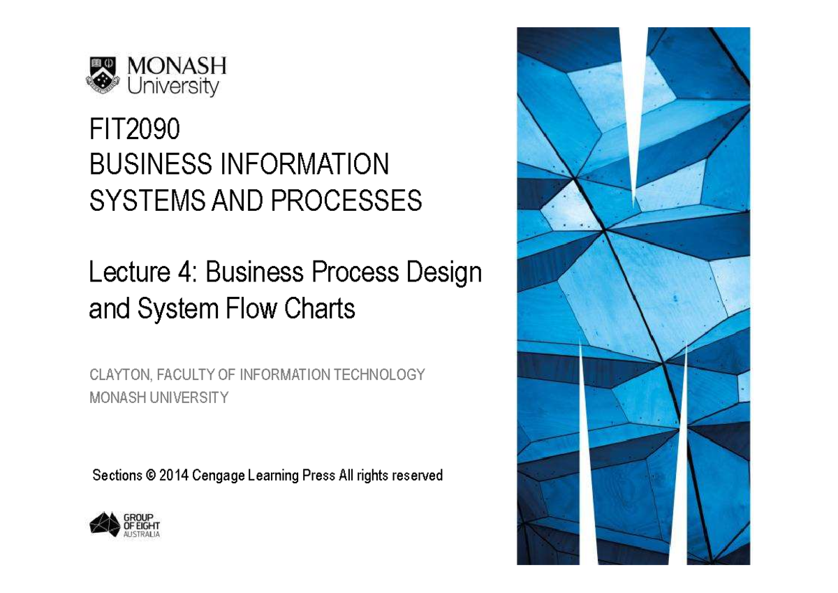 FIT2090 Lecture 4 BPD and System Flow Charts - FIT BUSINESS INFORMATION ...