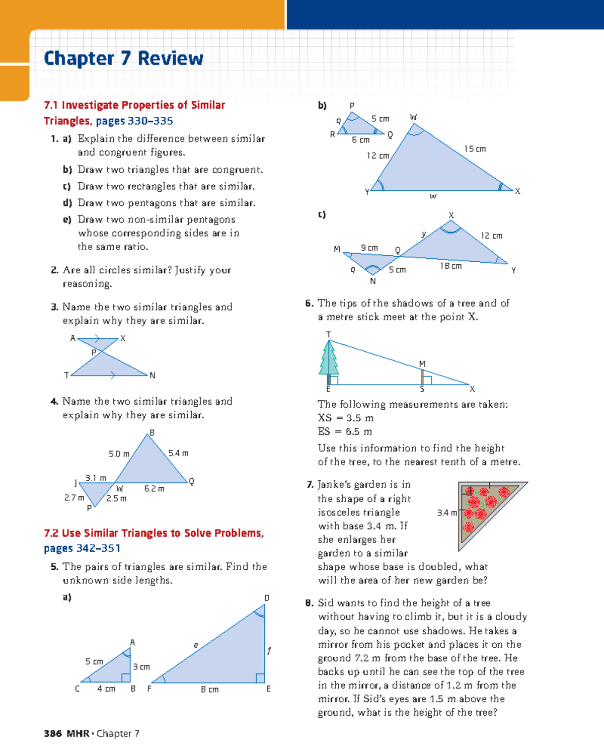 POM10 se Ch07 Review - 386 MHR • Chapter 7 Chapter 7 Review 7 ...