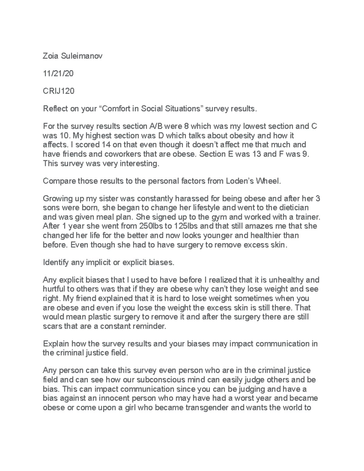 CJ120 Mod 4 Journal - Criminal Justice - CJ 120 - SNHU - Studocu