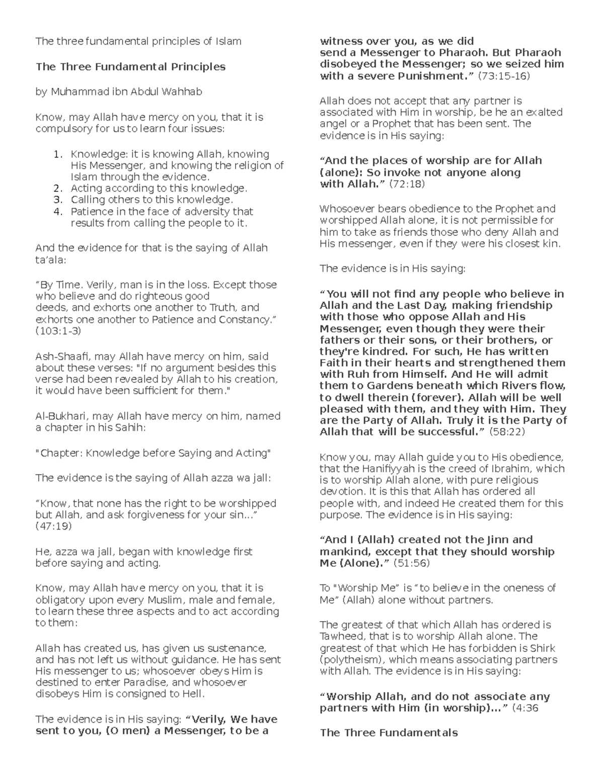 3RD Semester Reviewer - exam reviwer for students - The three ...