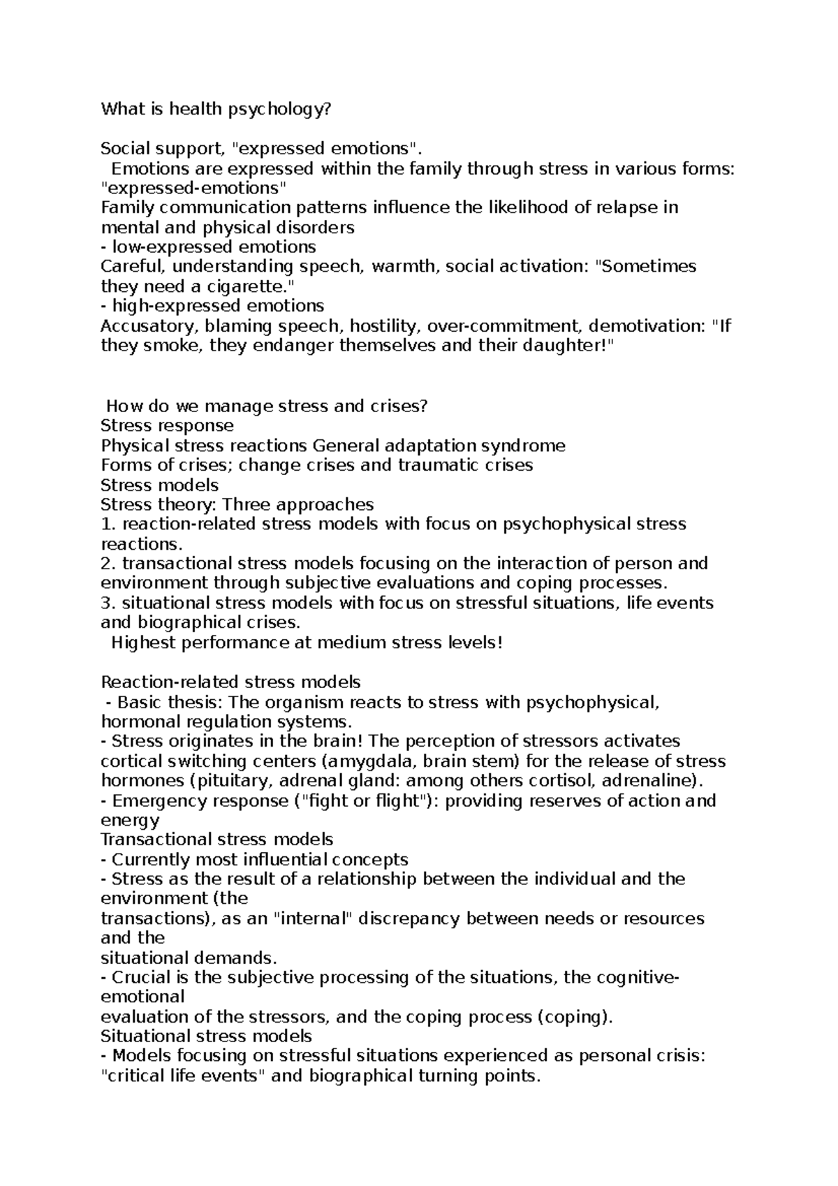 What is health psychology - What is health psychology? Social support ...