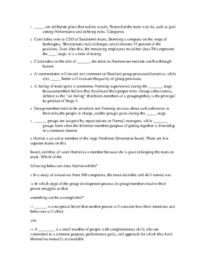 Chapter 7 notes - MGMT 311 - Studocu