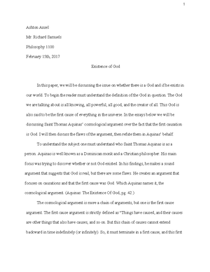 Philosophy Handout 1 - Studocu