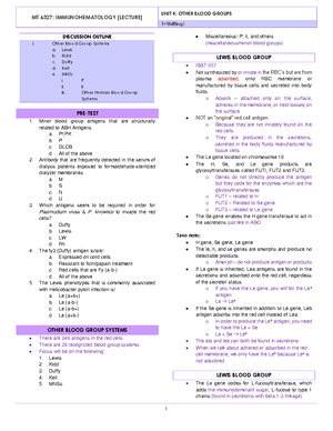 Blood Bank Case Study 52 - Advanced Blood Bank Case Studies # Patient 1 ...