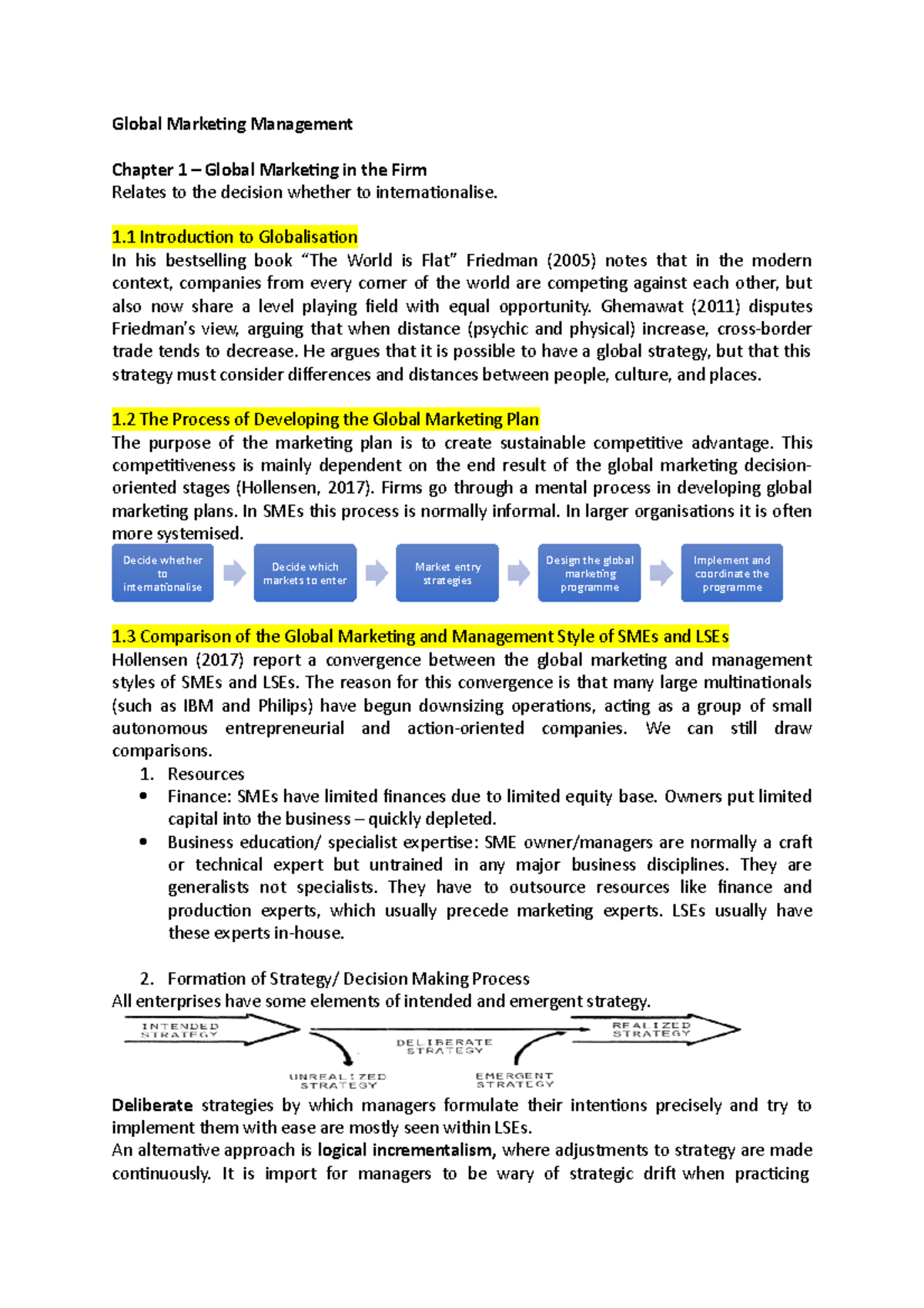 Global Marketing Management Chapter 1 - 1 Introduction to Globalisation ...