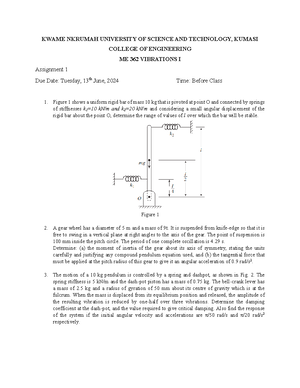 ME 362 Assignment 1 Solutions - QUESTION L. 14 K2 MM am 3 T II a C2 0 I ...