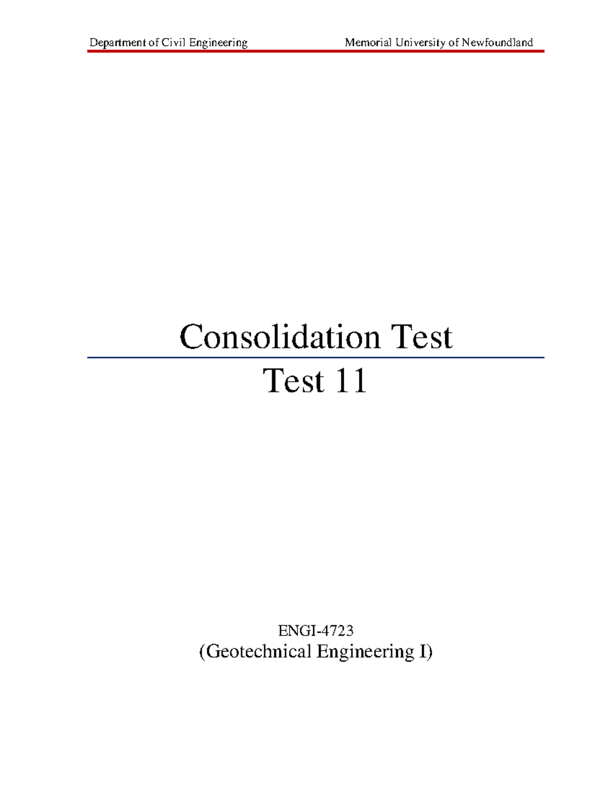 Geotechnical engineering laboratory test data - Department of Civil ...