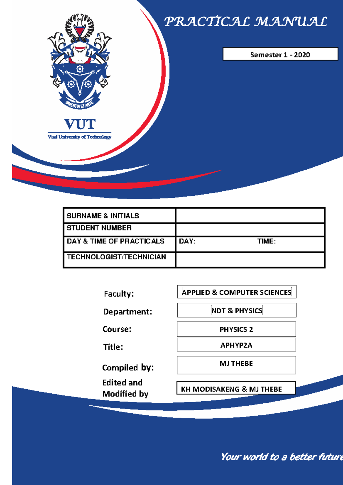 2020 Physics 2-practical manual (s1) - APPLIED & COMPUTER SCIENCES NDT ...