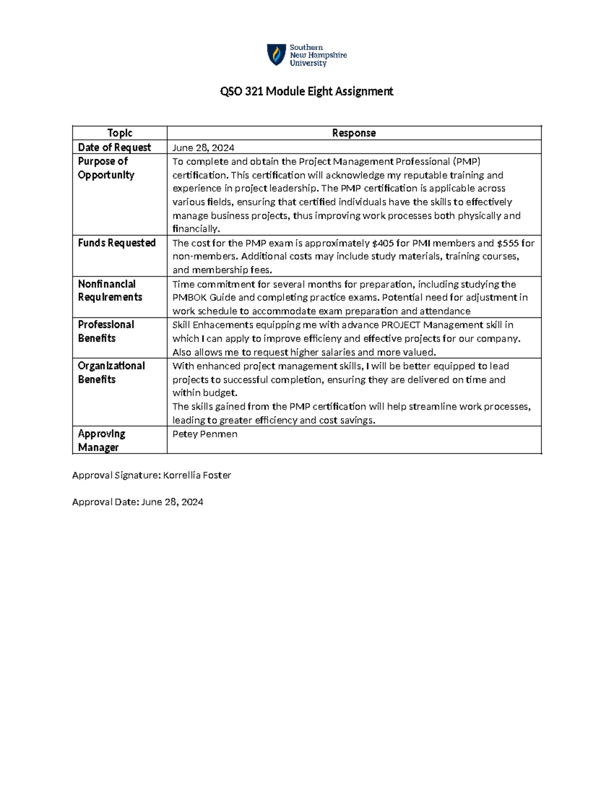 QSO 321 Module Eight Assignment - QSO 321 Module Eight Assignment Topic ...