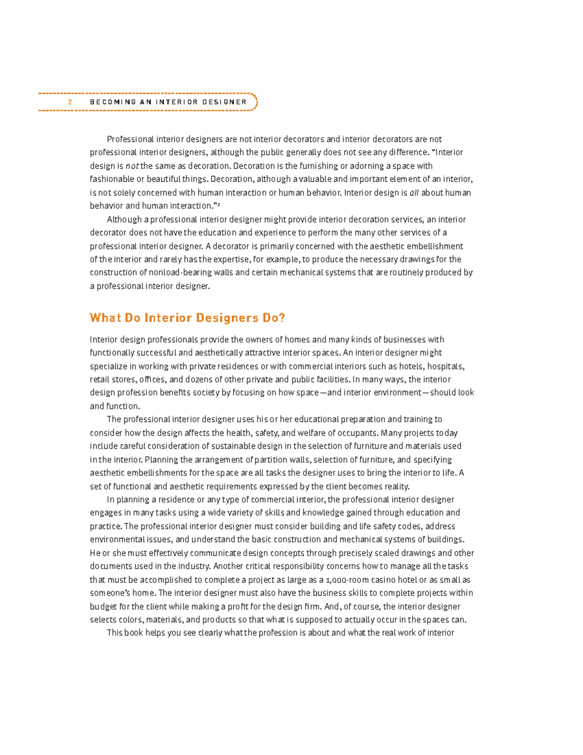 Interior designing notes p1 - 2 B E C O M I N G A N I N T E R I O R D E ...