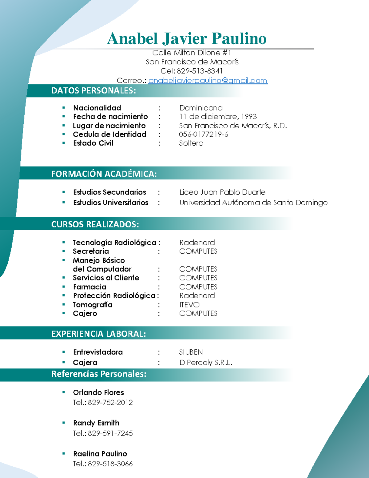 Anabel Javier Paulino - dfsfsgfsdfgefgsdfgsdfgsdfgsdgsd - Anabel Javier ...