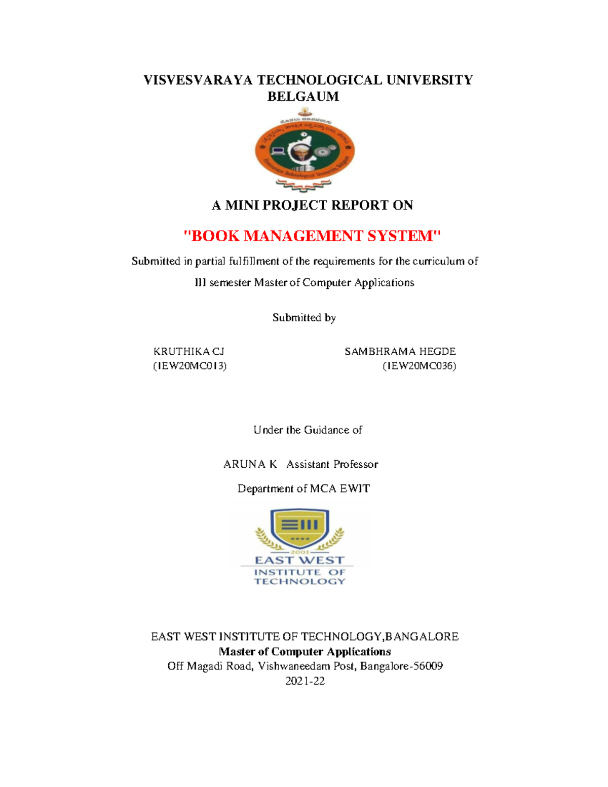 Pythonreportf 1 - 4.IMPLEMENTATION - VISVESVARAYA TECHNOLOGICAL ...