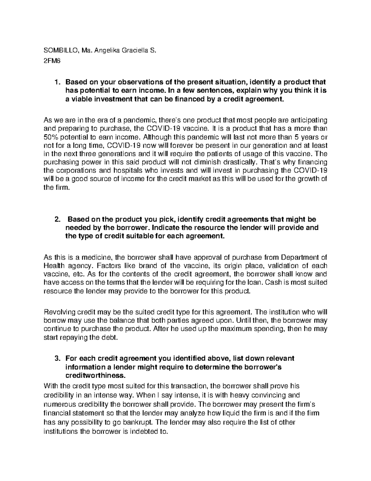 CAC Activity 1 - credit - SOMBILLO, Ma. Angelika Graciella S. 2FM 1 ...