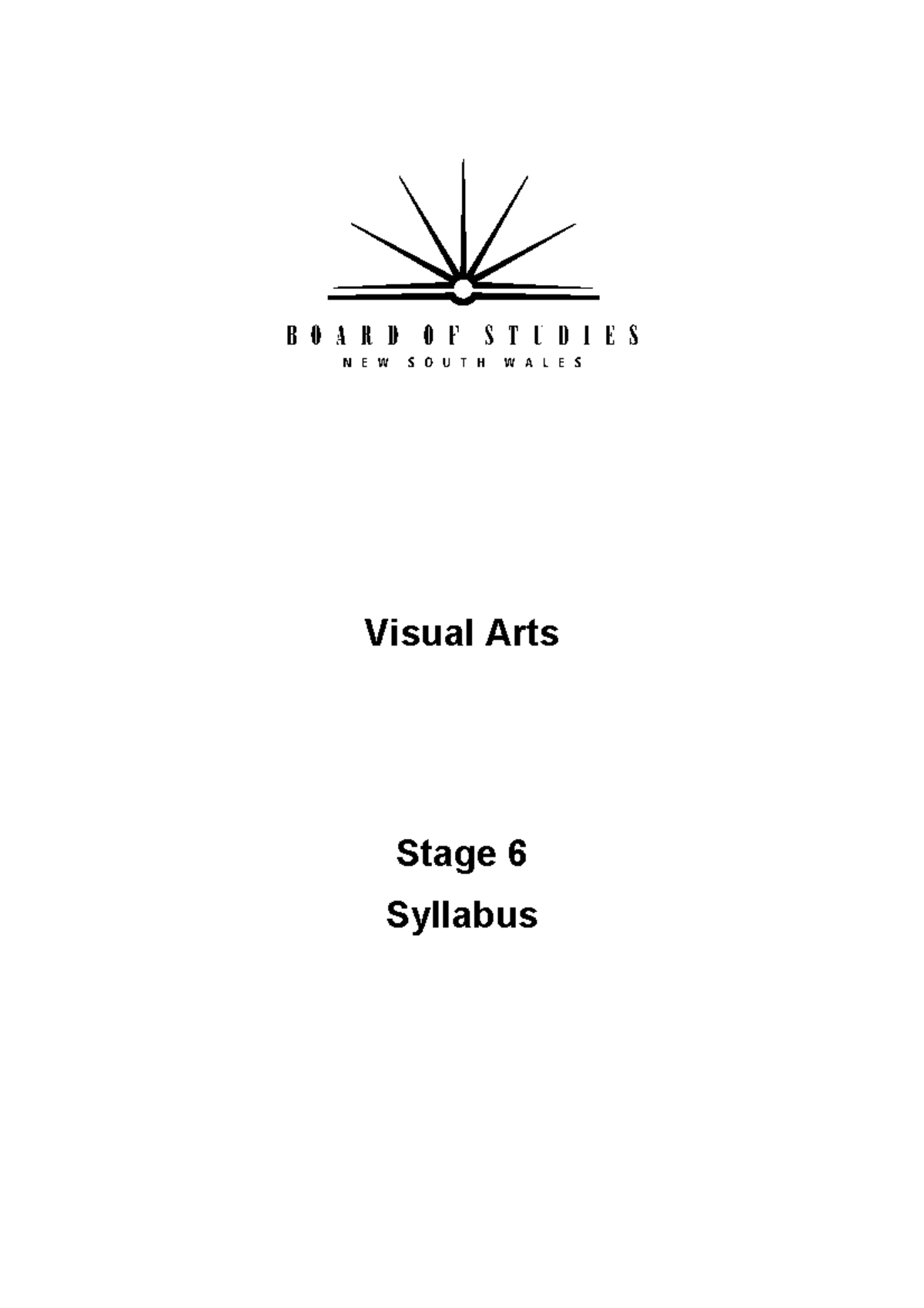 Visual arts st6 syl amended 2016 - Visual Arts Stage 6 Syllabus ...