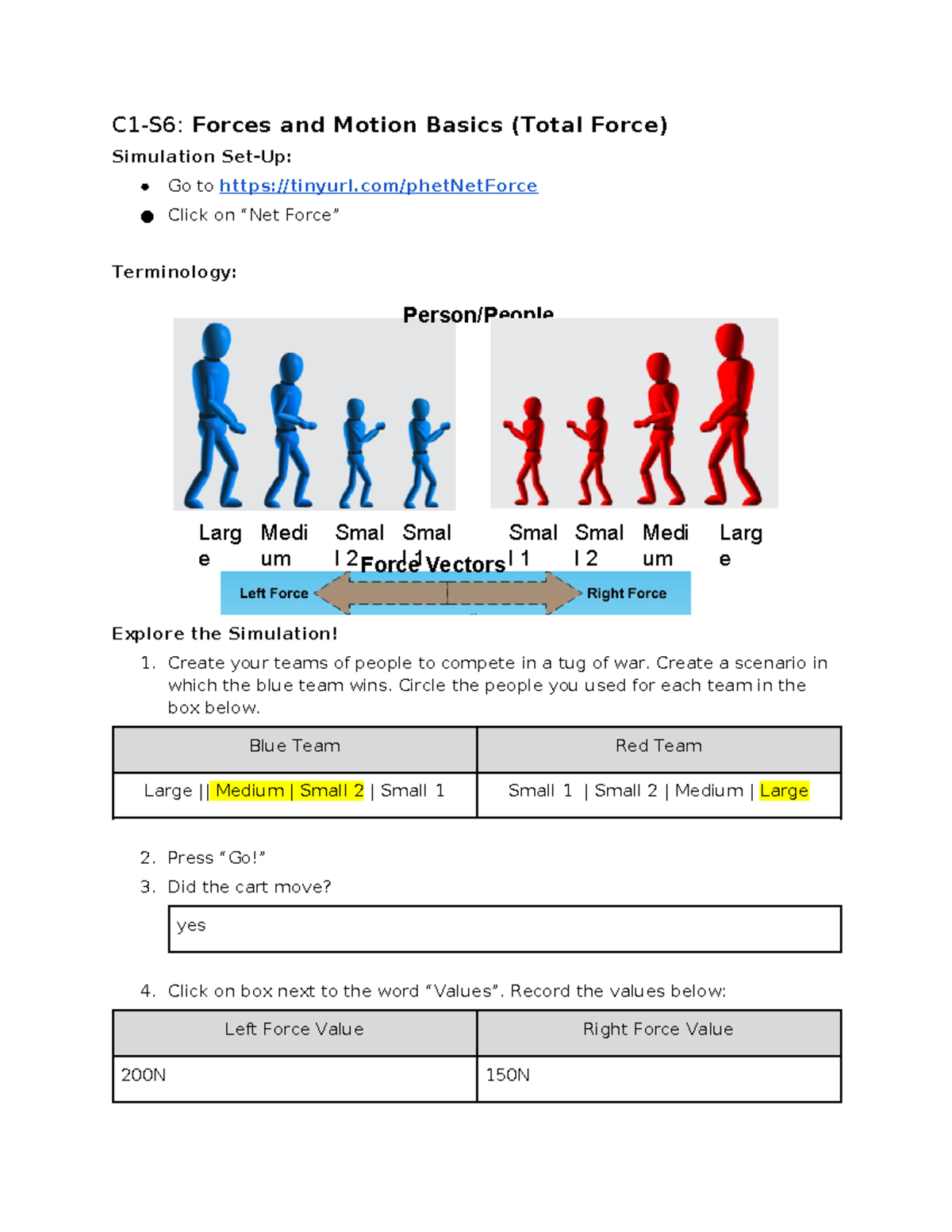 Copy of C1-S6 Forces and Motion Basics (Total Force) - C1-S6: Forces ...