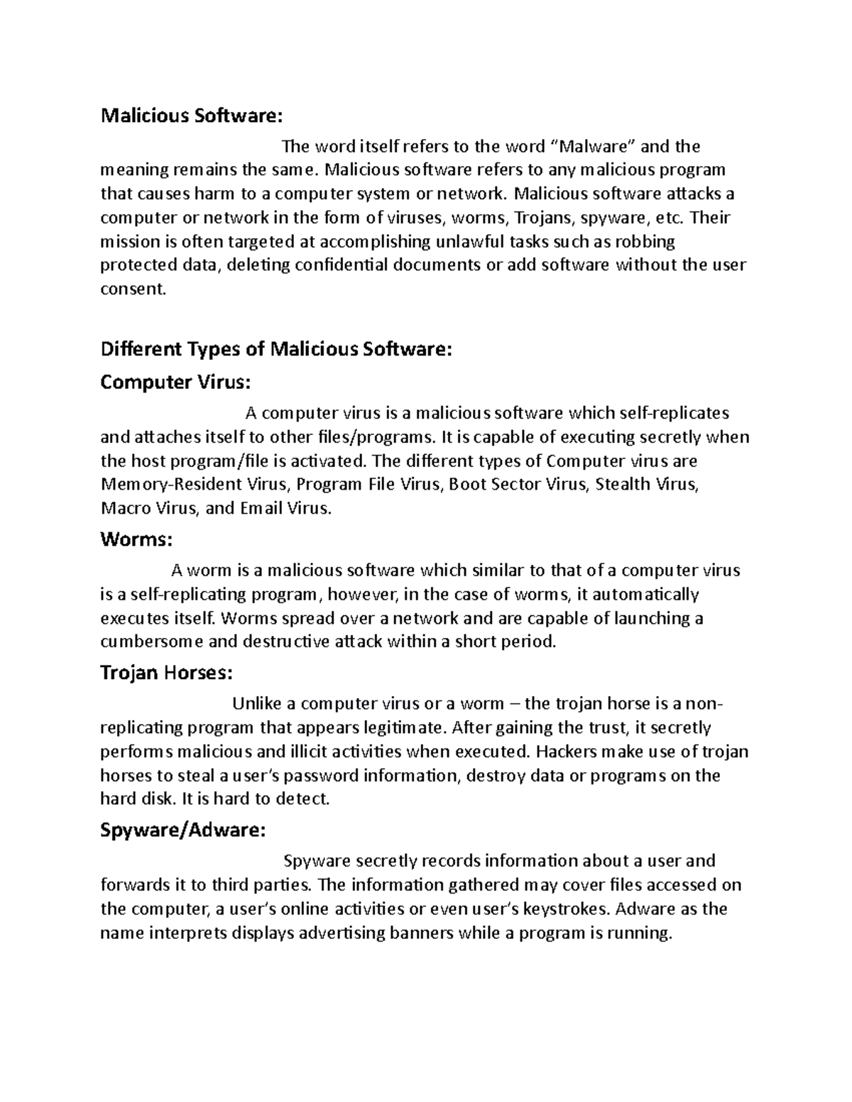 Malicious Software - Fiction-writing also has modes: action, exposition ...