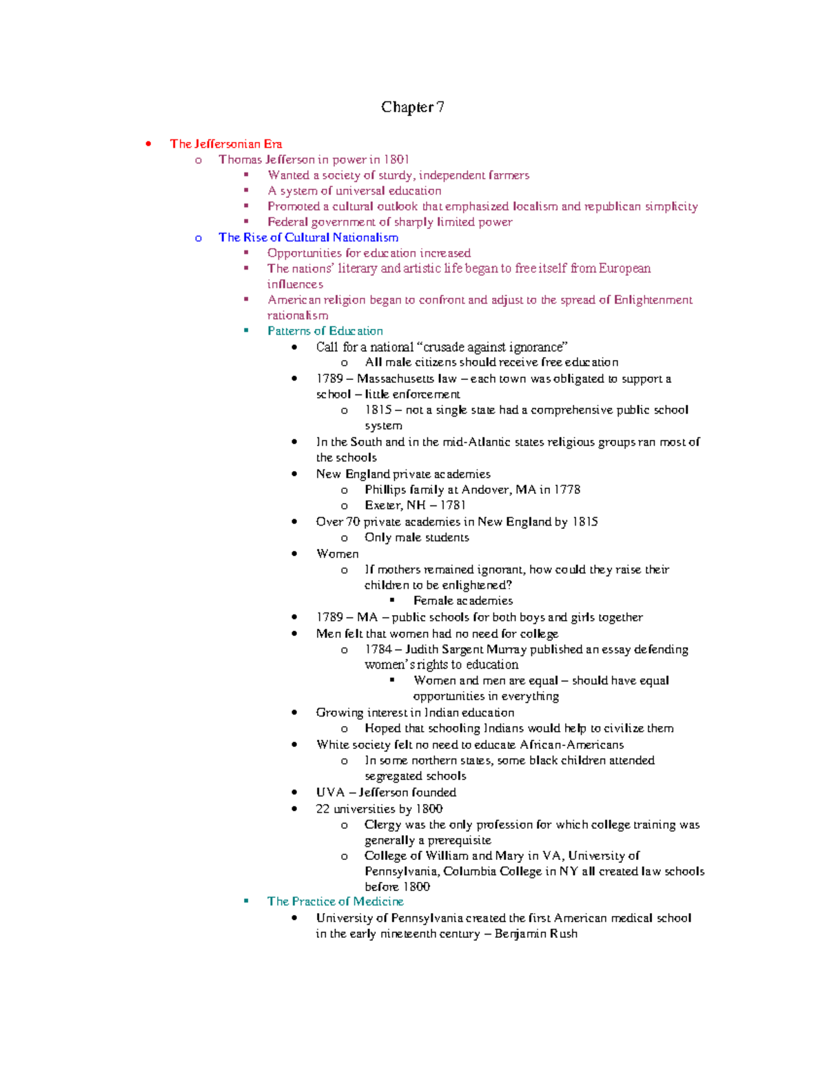 The Boston Tea Party Uprising - Chapter 7 The Jeffersonian Era o Thomas ...