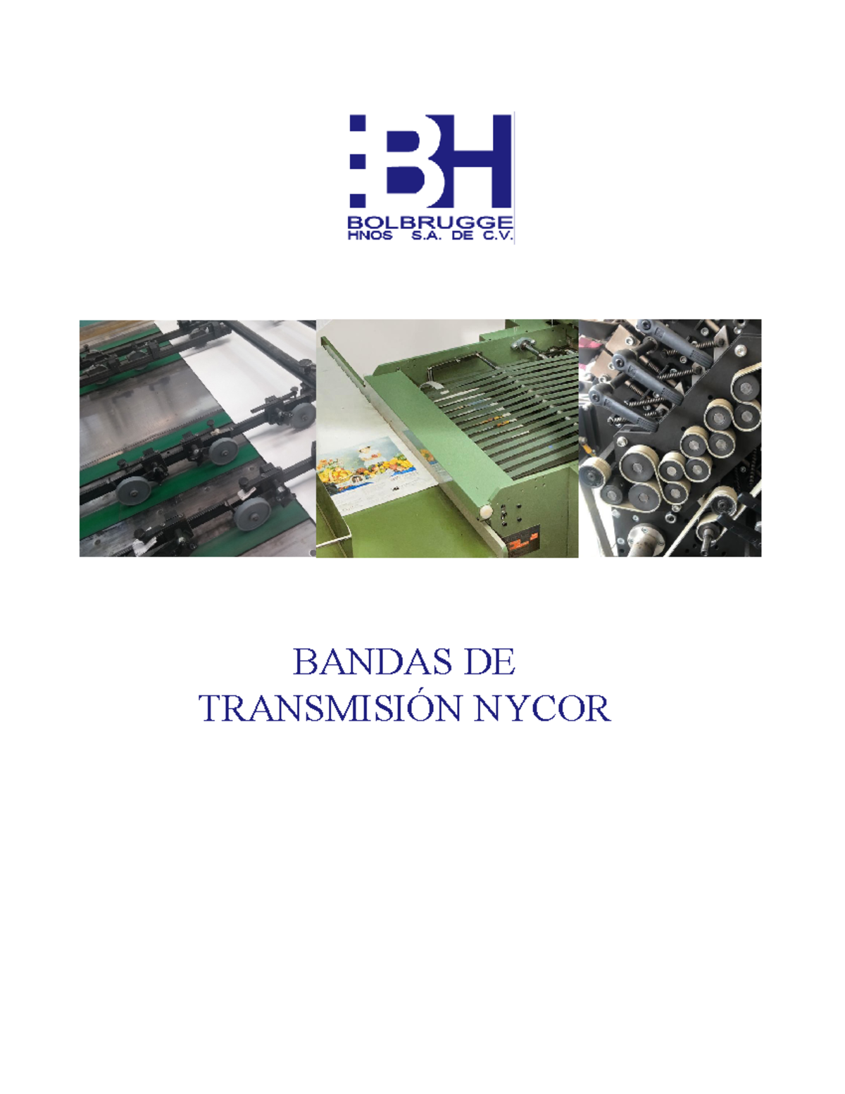 Bandas Planas DE Transmision BH Nycor Mar2021 - BANDAS DE TRANSMISIÓN ...