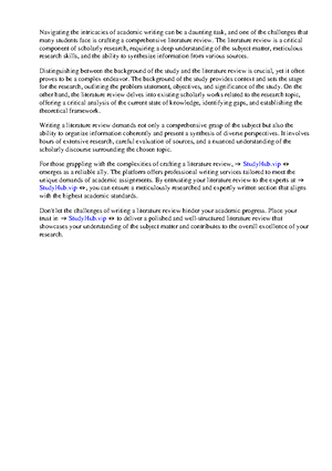 Literature Review Subheadings Example - Navigating the Depths of ...