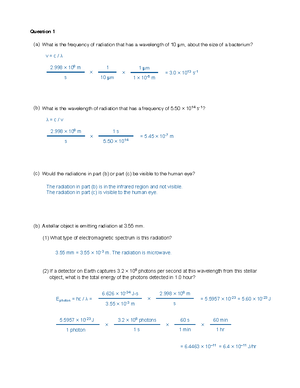 Problem Set 8 Answer Key - (d) Predict whether each of the following compounds is soluble in ...