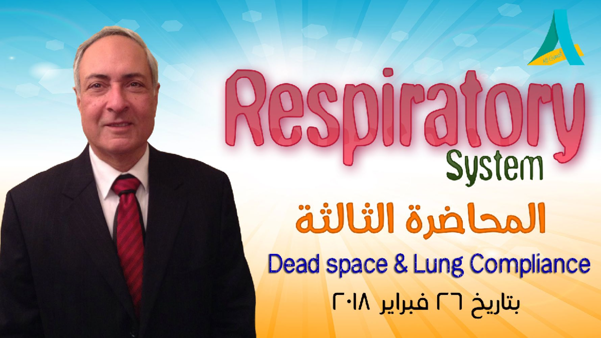 Respiratory (3) - Dr.Nagi Diagrams 2018 - physiology - Studocu