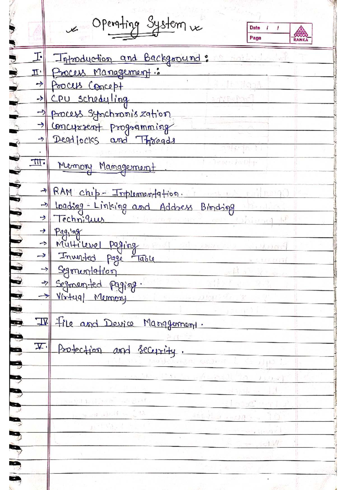 Ashish awasthi handwritten - Computer Organisation and Design - Studocu