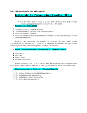 Chapter 3 Adapting Materials - Chapter 3 ADAPTING MATERIALS Adapting teaching materials is about ...