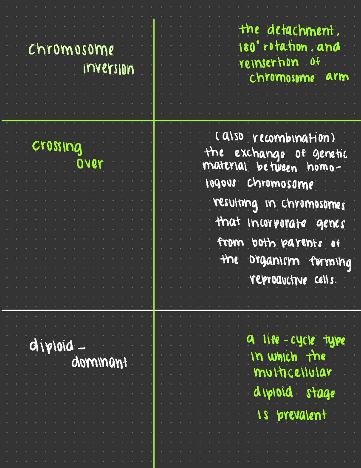 The Cellular Basis Of Inheritance Flashcards Part2 - BIOL 041 - Studocu