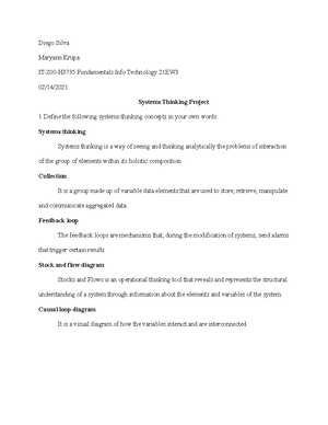 Module 3 assignment - Tyra Watts Module 3- Introduction to Information ...