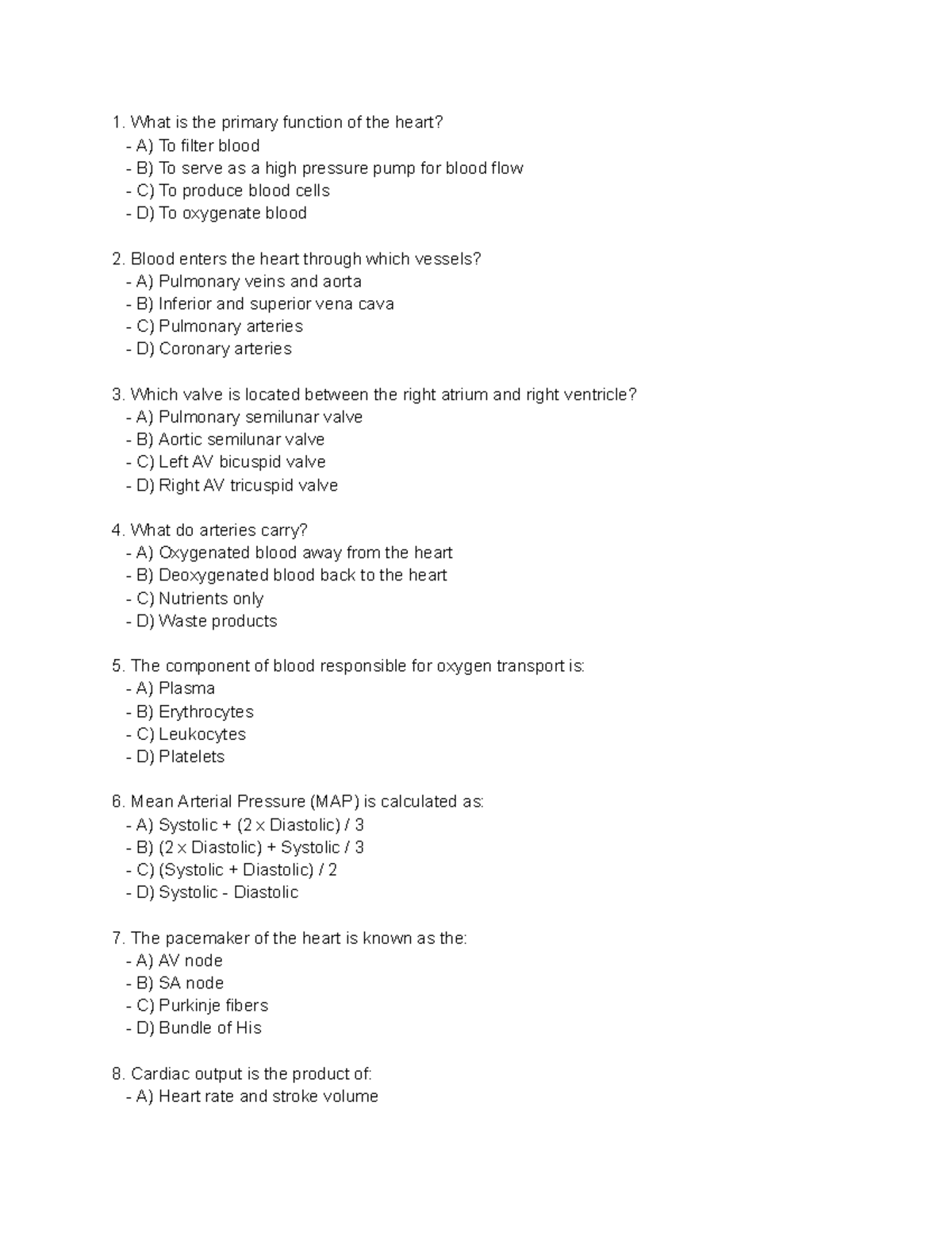 KNPE 125 Test #3 Practice Exam - What is the primary function of the ...