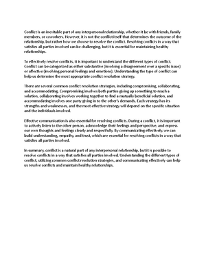 Interpersonal communication - PAPER ASSIGNMENT RELATIONSHIP DEVELOPMENT ...