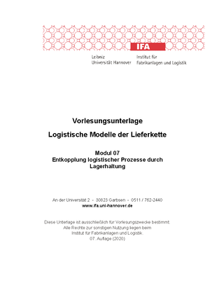 Modul 2 - Grundlagen zu Theorie und Modellbildung - Vorlesungsunterlage ...