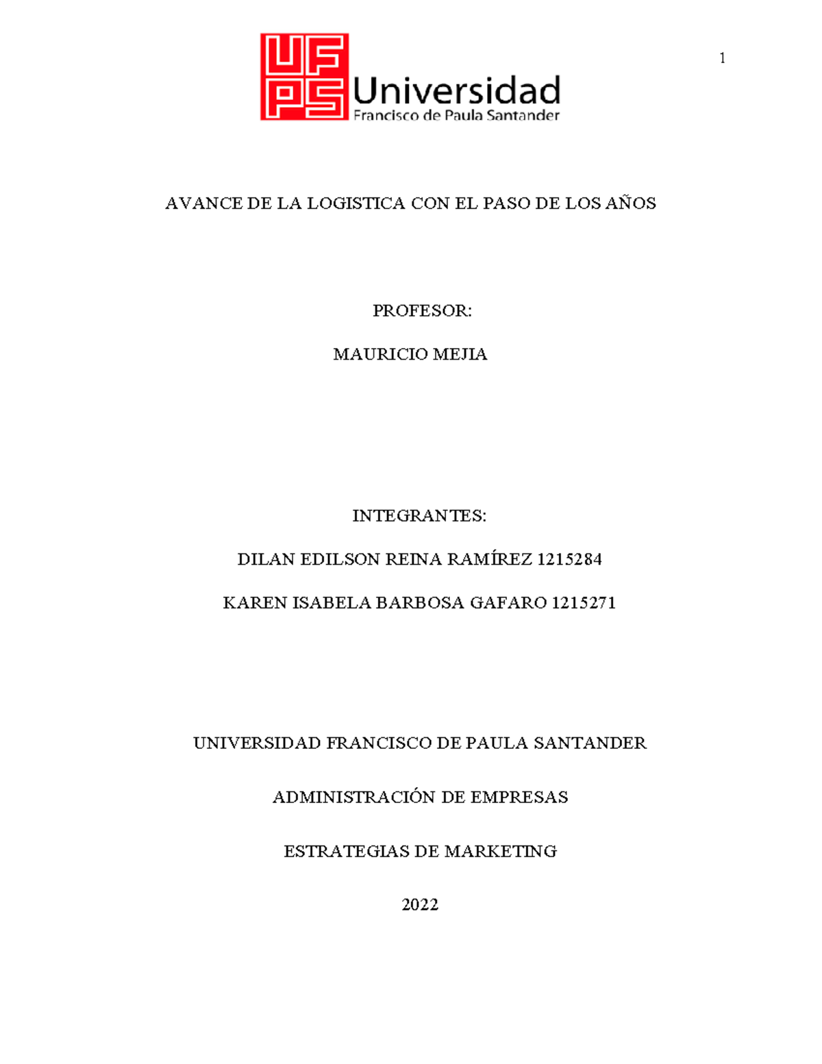 Preventa y postventa - mercadeo - Mercadeo - AVANCE DE LA LOGISTICA CON ...