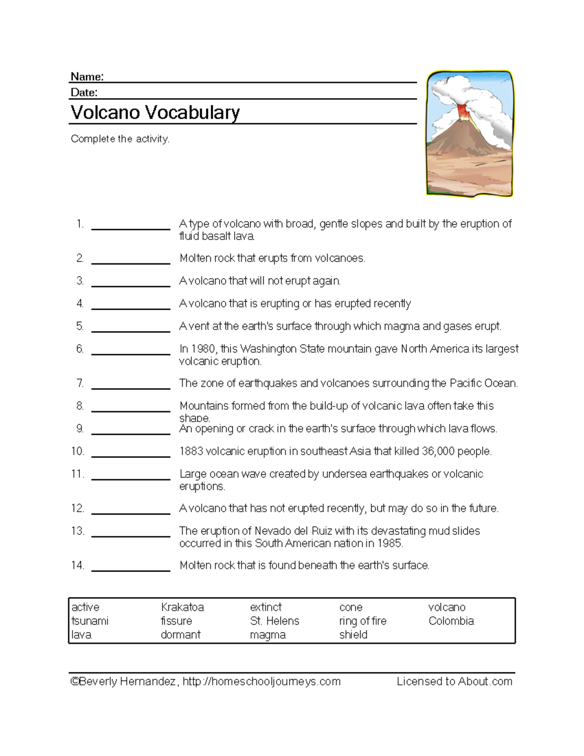 Volcanovocab - please accept this - ©Beverly Hernandez ...