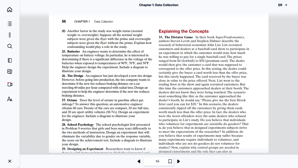 Mpage 56 - Page 56 - MATH 235 - 56 Chapter 1: Data Collection ER - Studocu