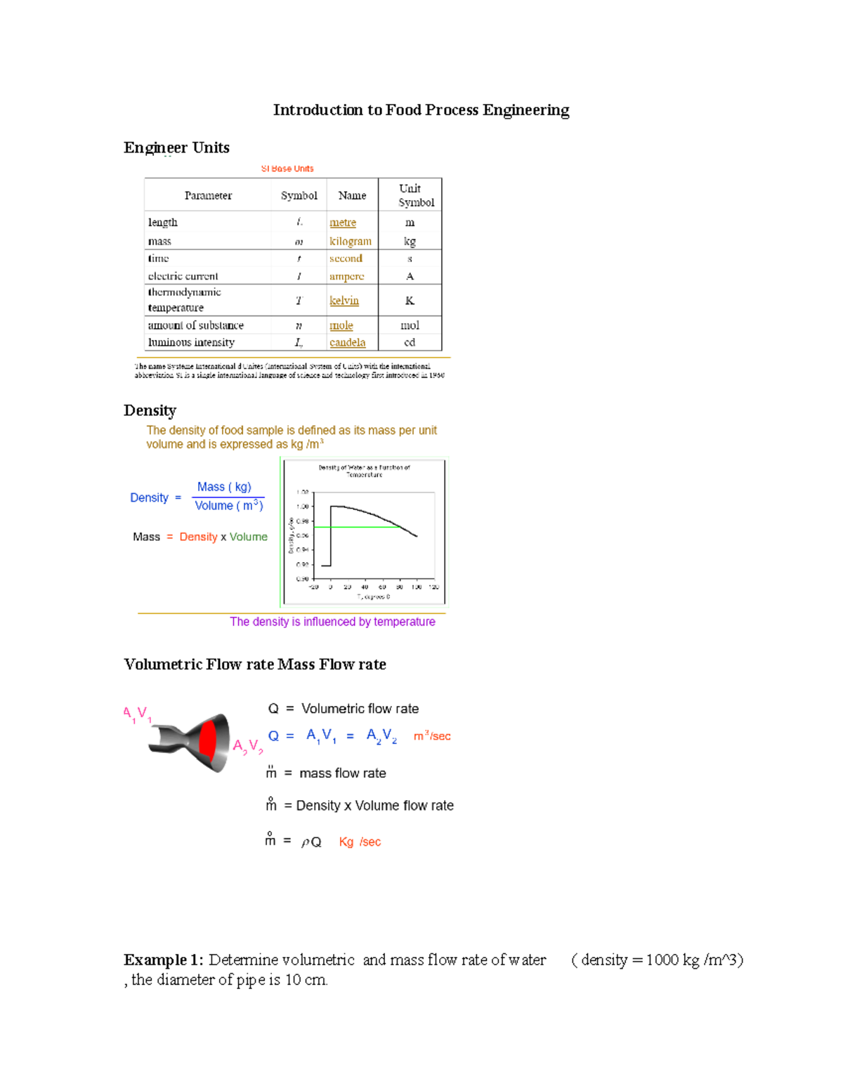 Introduction to Food Process Engineering - Introduction to Food Process ...