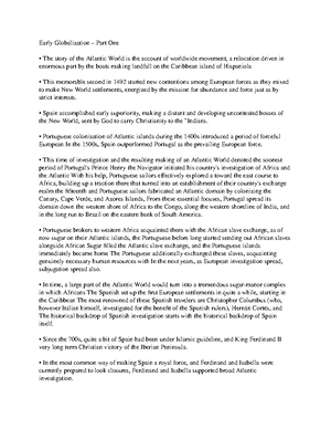 The Americas, Europe, and Africa Before 1492 – Part One - HIST 202 ...