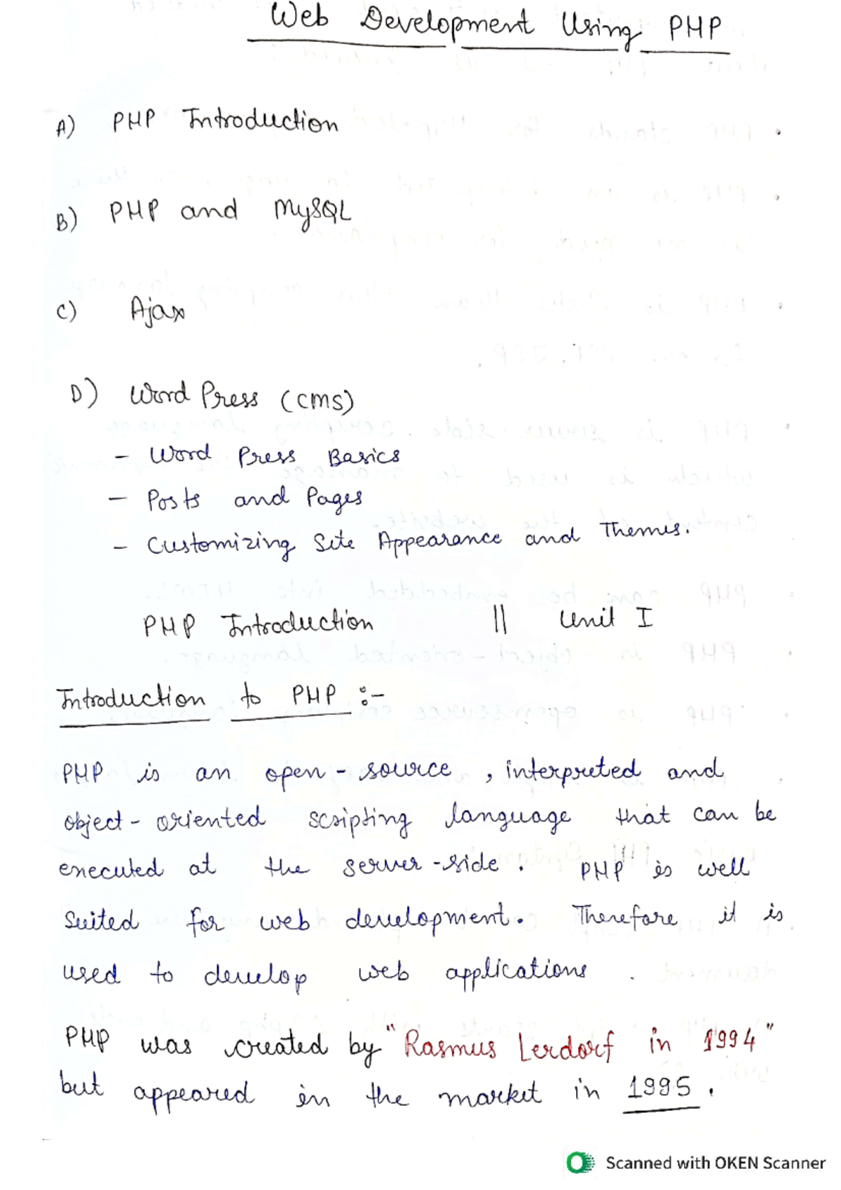 Php - company law - Studocu