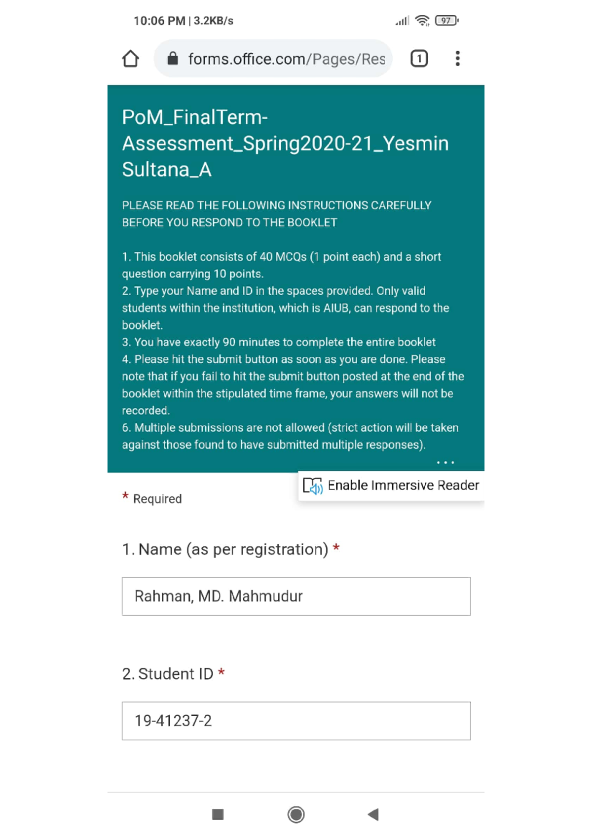 POM Final - Exam Note - Principles of Economics - AIUB - Studocu