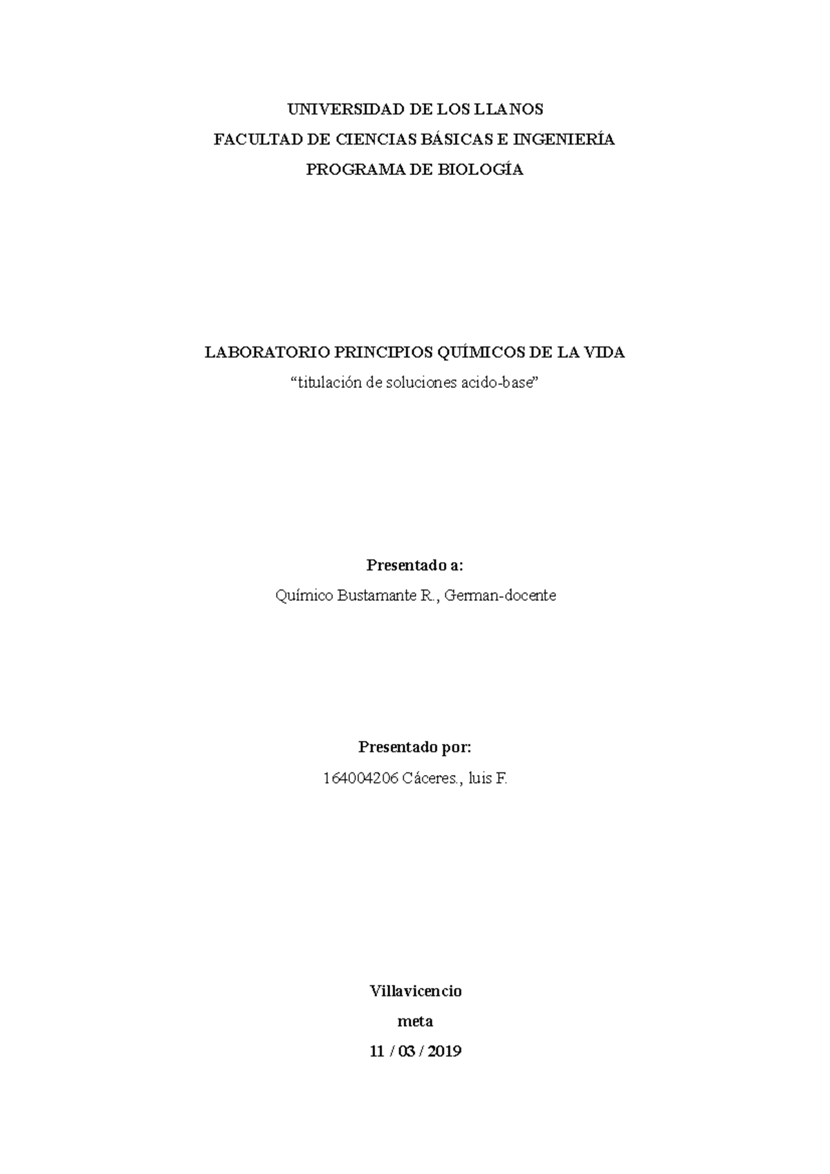 Informe 8 - lklknn - UNIVERSIDAD DE LOS LLANOS FACULTAD DE CIENCIAS BÁSICAS E INGENIERÍA ...